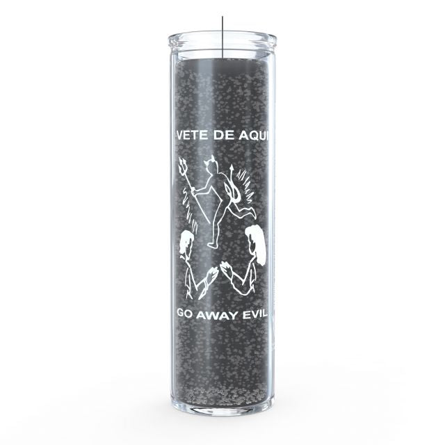 Go Away Evil Candle - Black - 7 Day — The Healing Bar