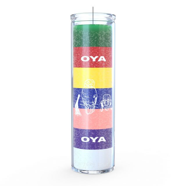 Orisha Oya Candle - Rainbow - 7 Day — The Healing Bar